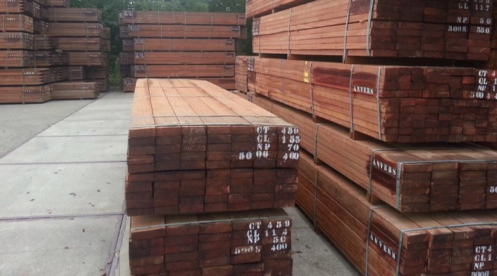 Azobé Planken - Brut Hout - Houthandel Paulussen