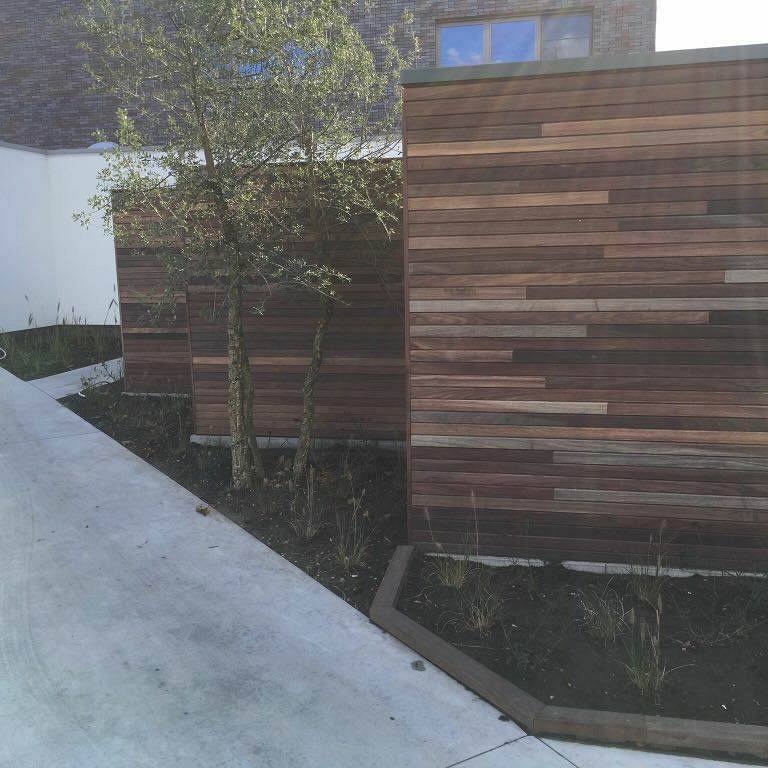 Padoek Moderne schutting Beerse (BE) | Paulussen houthandel de ...