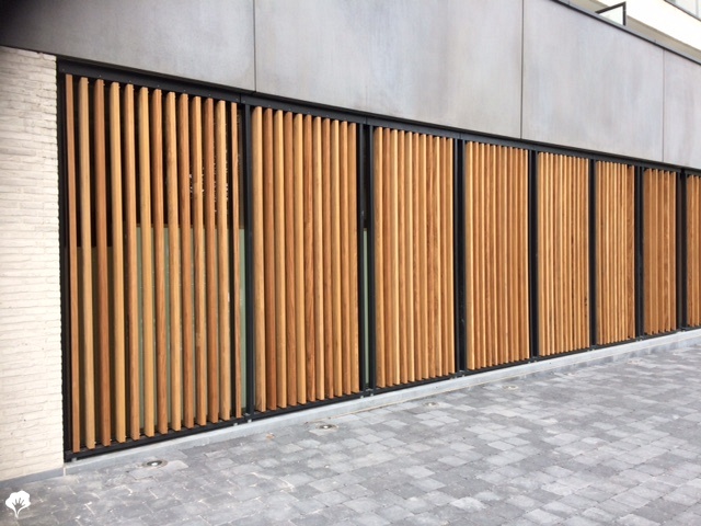 Afrormosia Zonnewering - Brussel (BE) | Paulussen houthandel de ...