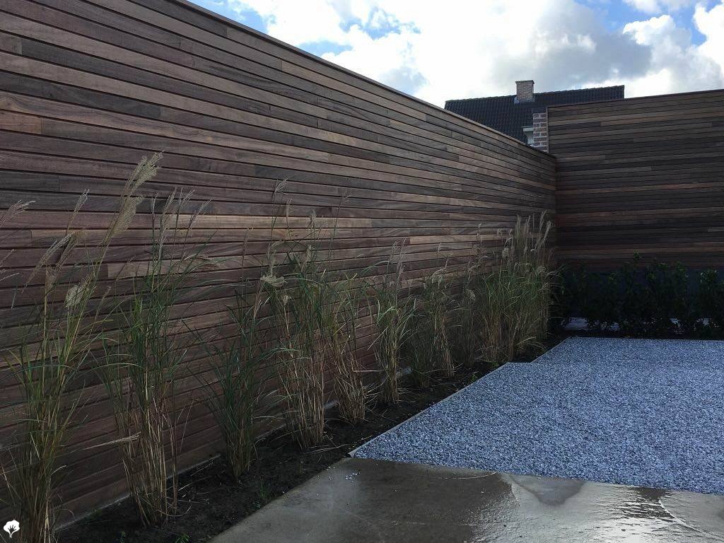Padoek Moderne schutting Beerse (BE) | Paulussen houthandel de ...