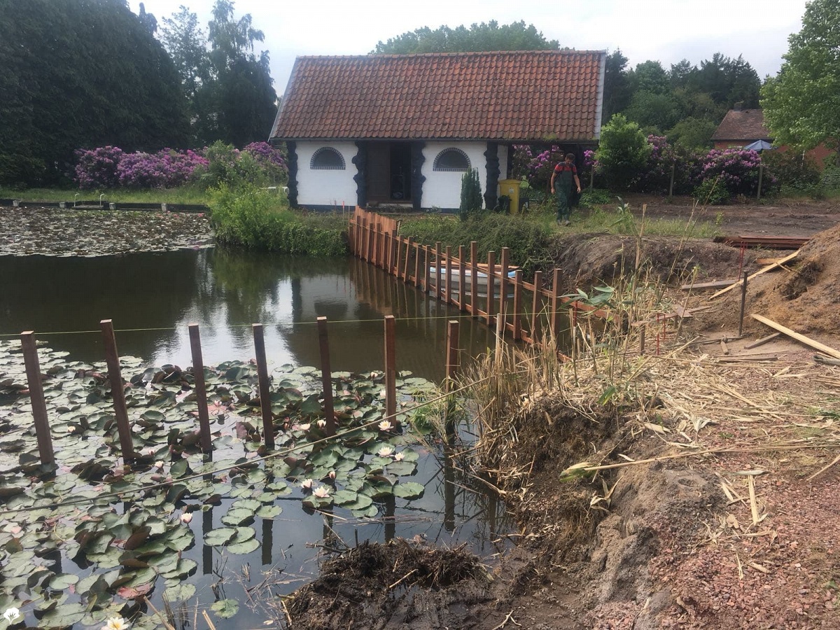 Azobé Natuurvijver Heist-op-den-Berg (BE) | Paulussen houthandel de ...