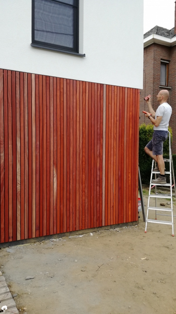 Padoek Padoek open gevel Haacht (BE) | Paulussen houthandel de ...